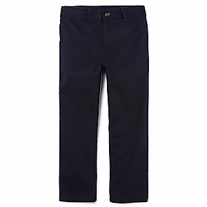 The Children's Place boys Stretch Chino Pants, New Navy Single, 10 US