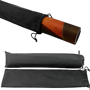 Gaming TCG Playmat Bag Waterproof Playmat Storage Bag Rubber Mat Storage Box Compact Storage and Easy to Carry - Black Storage Bag