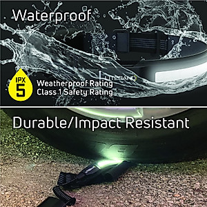 OPTIMAL VENTURES Liteband PRO 1000 Series Wide-Beam Adjustable Personal Headlamp, 210° Illumination, Battery-Powered, Fits Hard Hats and Helmets, LBP1000-L34CF, 1000 Lumens, Carbon Fiber