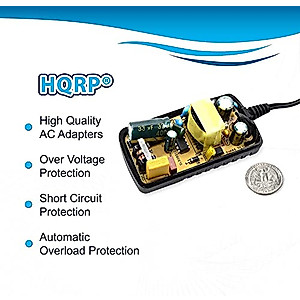 HQRP AC Adapter/Power Supply Compatible with Brother P-Touch AD-20 AD20 PT-6, PT-8, PT-10, PT-12, PT-12N, PT-15, PT-150, PT-20, PT-25 Labeling System Plus Euro Plug Adapter