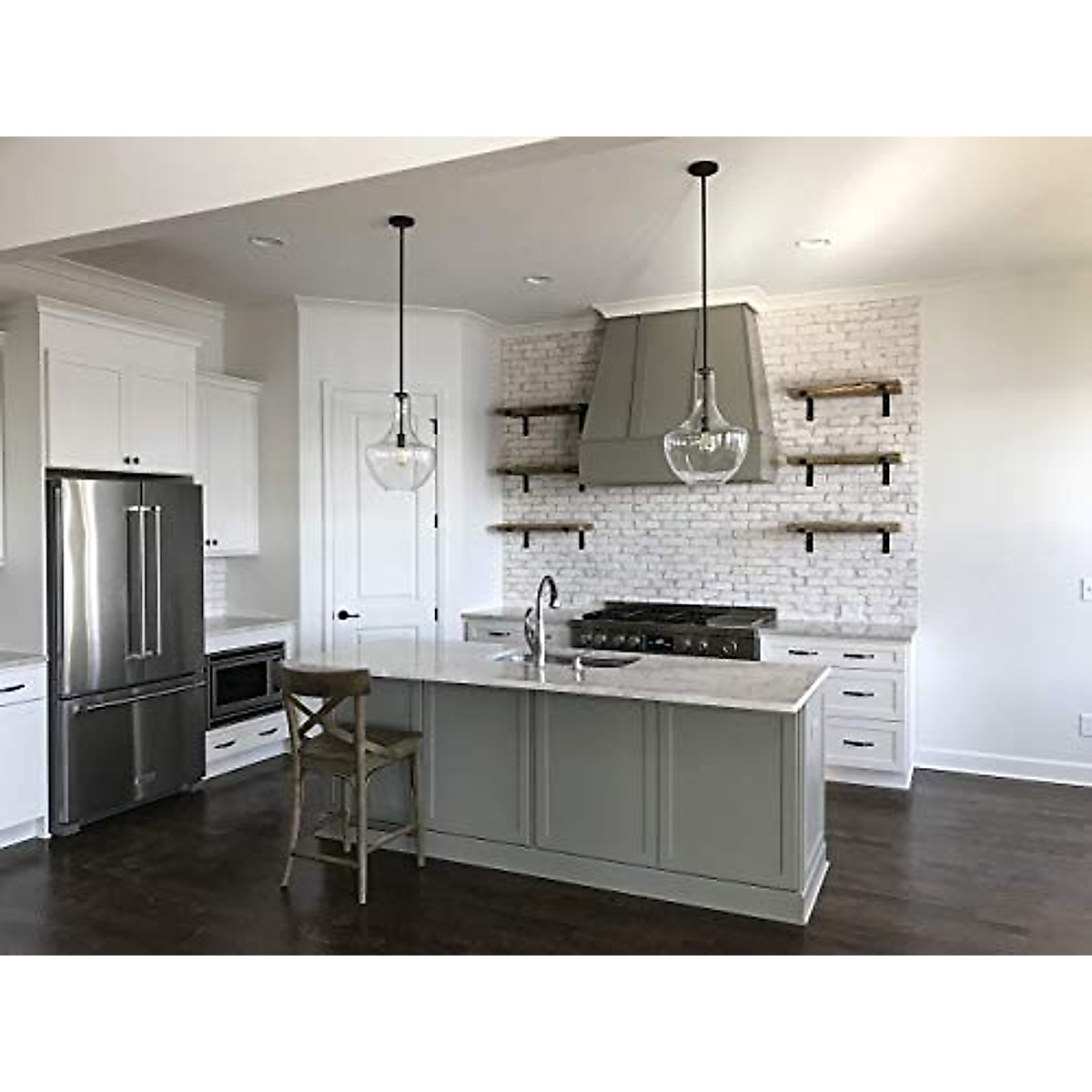 2 Pack - Lip Shelf Bracket, Iron Shelf Brackets, Metal Shelf Bracket, Industrial Shelf Bracket, Modern Shelf Bracket, Shelving