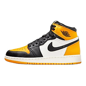 Jordan Boy's Air Jordan 1 Retro High OG (Big Kid) Taxi/Black/Sail 6.5 Big Kid M