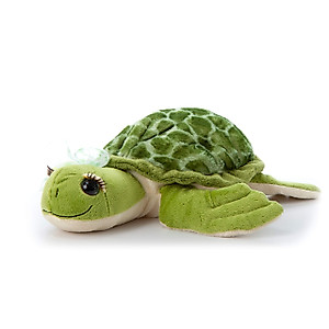 The Petting Zoo, Lash'z Sea Turtle Stuffed Animal, Gifts for Girls, Plush Toy 12 inches
