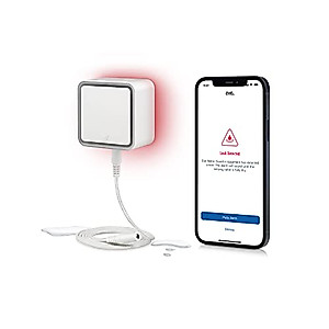 Eve Water Guard - Smart Home Water Leak Detector, 6.5 ft Sensing Cable, 100 dB Siren, (Apple HomeKit), App Notifications, Bluetooth, Thread