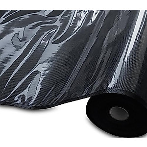 WISPAK Vacuum Sealer Bags food grade BPA free vac seal - 2 pack Rolls (11x50, Black/Clear)