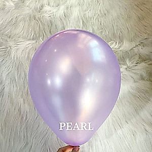 Pateeha Purple Balloon Garland Arch Kit 140 Pcs Purple Baby Shower Decorations for Girl Butterfly Sticker White Lavender Latex Balloons for Birthday Bridal Shower Wedding Decorations