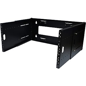 Ares Vision 19 Inch Wide 4U Heavy Duty Steel Extendable Wall Mount Bracket Rack for Network Equipment (4U)