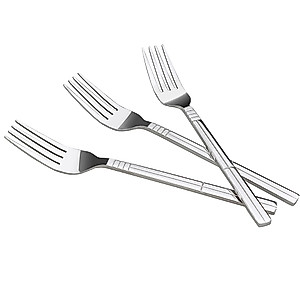 EudokkyNA Stainless Steel Table Forks, Dinner Fork Set of 12