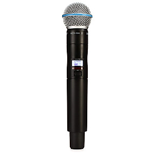 Shure ULXD2/B58 Wireless Handheld Microphone Transmitter with Interchangeable Beta 58A Cartridge, G50 Band
