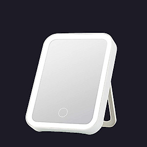 FQYYDD Illuminated Makeup Mirror Led Make-Up Mirror Lighting Adjusts The Light Touch Screen