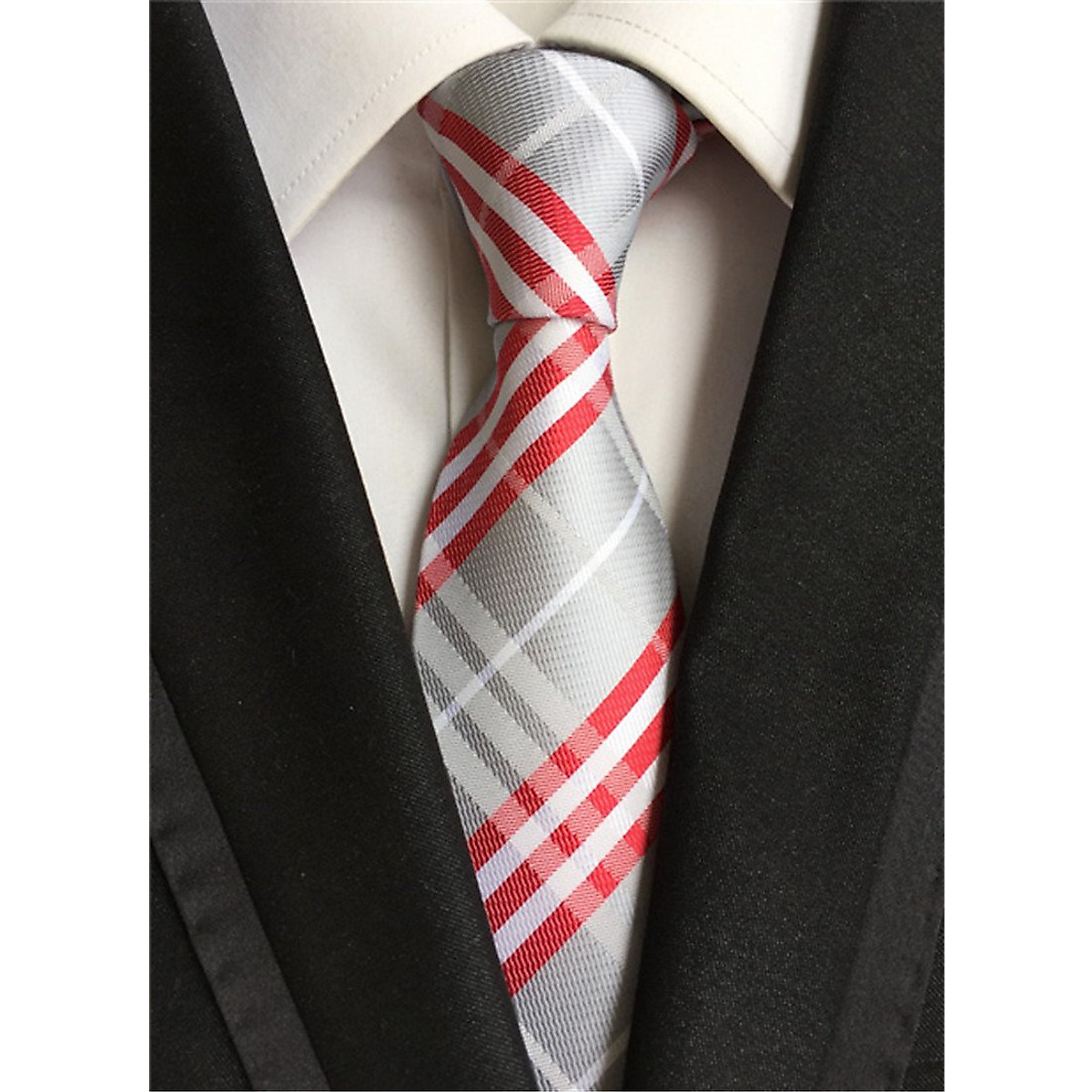 YanLen Lot 9 PCS Classic Men's Tie Necktie Woven JACQUARD Neck Ties