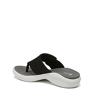 BZees Womens Camp Out Thong Sandal Black 7 W