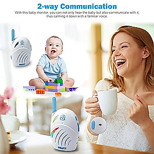 Audio Baby Monitor Intercom walkie-Talkie Two-Way Portable USB Charging