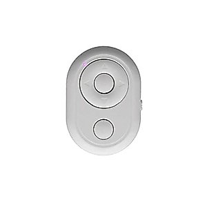 Bluetooth Kindle Page Turner Remote for iPhone - Bluetooth Camera Remote,Tiktok Remote and Powerpoint Remote Clicker for iPad (White)