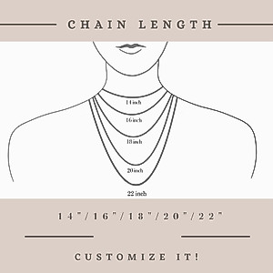 CandyCharms Custom Name Necklace Personalized Nameplate Script Gold Plated Customized Jewelry Gifts for Women Mom