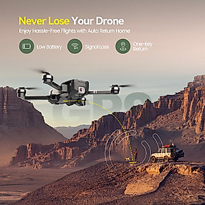 [78-Min Flight Time] Holy Stone HS720 4K Drone with 3 Batteries