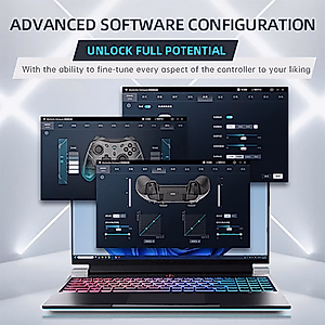 Machenike G5 Pro Tri-mode Switch Controller, USB/Bluetooth 5.0/2.4G, with Programmable Button, Joystick, Hall Trigger, Kailh Micro Switches, Switch Remote Gamepad for PC, NS, iOS, Android, TV box