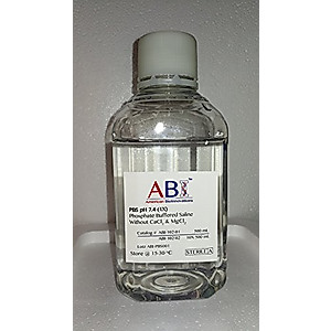 Phosphate Buffered Saline, PBS (1X), Sterile, 500 mL