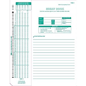 TEST-886E 886-E 100 Question Compatible Testing Forms (50 Sheet Pack)