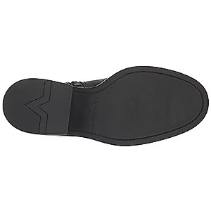 Vince Camuto Women's Vergila Block Heel Bootie Ankle Boot, Black Leather, 9