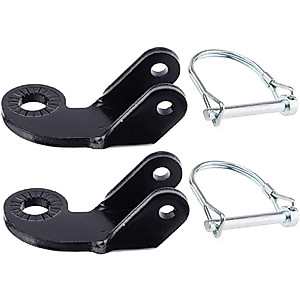 Bicycle Trailer Coupling Adapter for Hitch Bicycle Steel Bicycle Trailer Hitch Bicycle Hitch Coupler Universal Bicycle Trailer Bar Linker Trailer Hitch Bike Trailer Accessories Hitch 2 Pieces