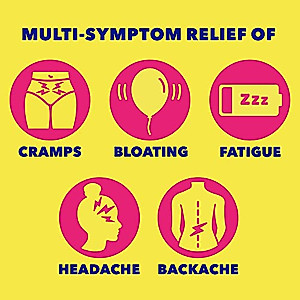 Midol Complete Menstrual Pain Relief Gelcaps with Acetaminophen for Menstrual Symptom Relief - 24 Count (Packaging May Vary)