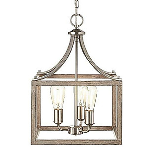 Home Decorators Collection 7948HDC Pendant 3 Light Boswell Nickel Painted Weathered lamp