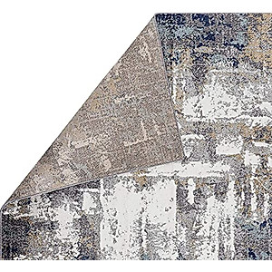 LUXE WEAVERS Hampstead Abstract Collection Gray 5x7 Area Rug 49