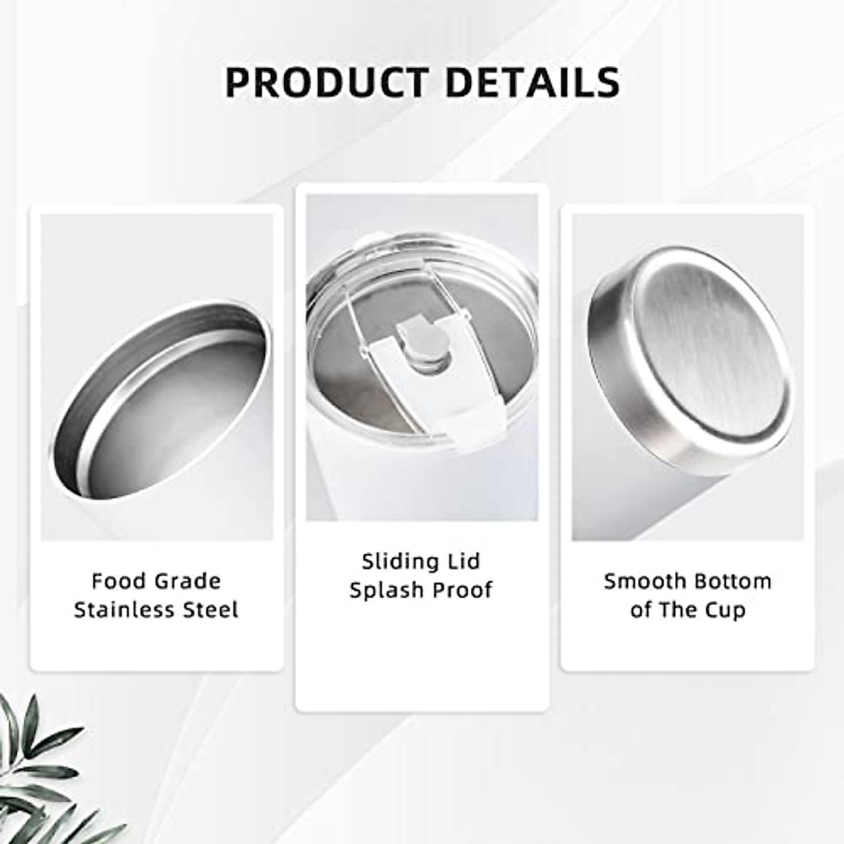 Custom Stainless Steel Coffee Tumbler Car Mug, Personalized Travel Tumbler with Lid Design Your Picture Logo Text Customized 20oz Insulated Cup for Families Friends Home Office Car