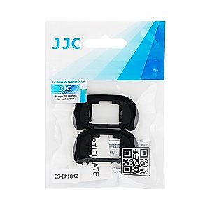 JJC Camera Eyecup Eyepiece Viewfinder for Sony A7 III A7 II A7 A7R IV A7R III A7S II A7S A99 II A9 A58 Camera, Soft Silicone Eye Cup Replacement of Sony FDA-EP18 (2 Pack)