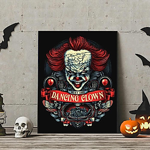 AOKLLA Diamond Painting Kits for Adults Clearance, 6 Pack Halloween Diamond Art Kits for Kids, DIY 5D Round Full Drill Crafts Diamond dots Home Wall Decor Gifts Horror Movie (12x16inch)