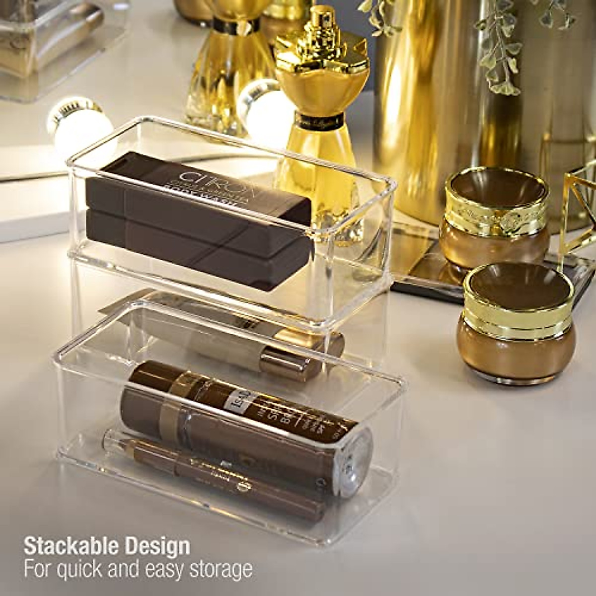 Sorbus Skin care organizer, Storage bin for Drawer organizers for cosmetic, Bathroom, Vanity