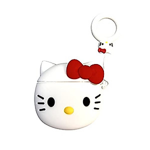 2Pack Cartoon Cases Cover for Airpod 1&2,Kawaii Funny 3D Cartoon Anime Character Unique Fancy Soft Silicone Charging Case Cover Suitable for Men and Women