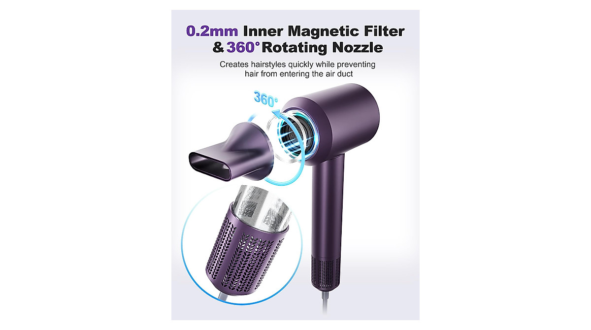 7MAGIC High-Speed Hair Dryer for Quick Drying