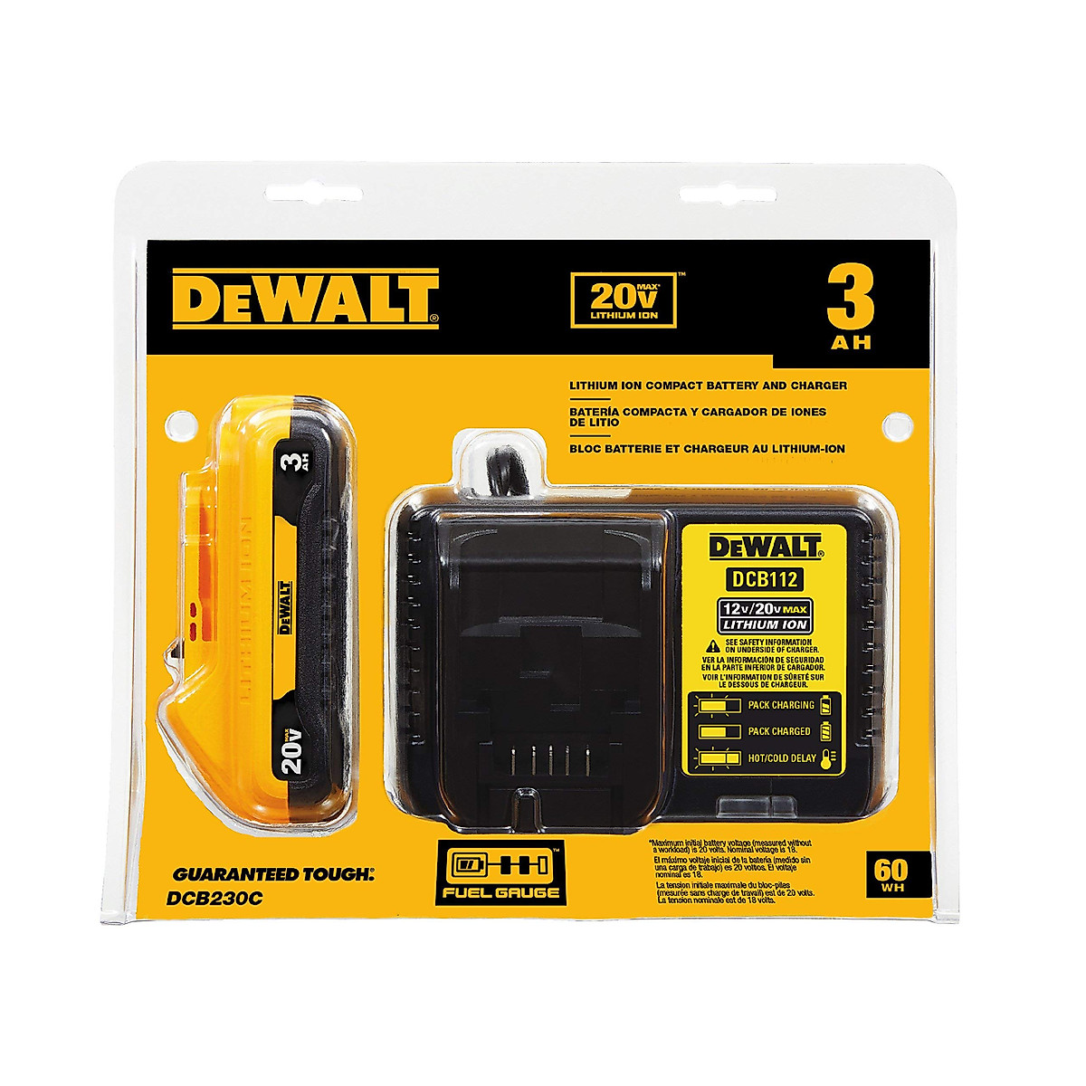 DEWALT 20V MAX XR Brushless Cut Off/Grinder Tool with 3Ah Battery & Charger Kit (DCG413B & DCB230C)