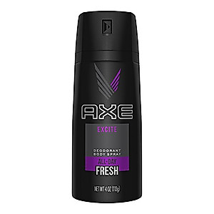AXE Body Spray for Men, Excite, 4 oz(pack of 3)