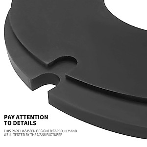 Sikawai 385316140 385311462 RV Toilet Flush Seal Replacement Kit Toilet Rubber Ball Bowl Gasket Fits for Do-Metic Se-Aland Man-sfield Vacu-Flush Cam-per 510/510+, 2010,506/1006,1008/EcoVac 146-149
