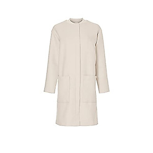 Thakoon Collective RTR Design Collective Pocket Front Coat, Off-White, X-Large
