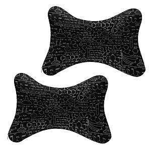 JZDACH Car Neck Pillow Memory Foam Head Rest Support Cushion Compatible with Chemistry Formula for Travel Car Seat, Boys Gaming Office Chair,Travel Portable Pillow