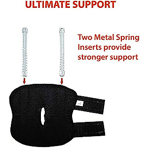 NeoAlly Super Supportive Dog Braces for Rear Leg and Hock Joint with Dual Metal Spring Strips Stabilize Canine hind Legs from Wound, Injury, Sprains, Arthritis (XL Pair)