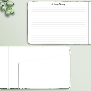 Tiankool Elegant Funeral Guest Book - Memorial Service Guest Book-Celebration of Life Guest Book for Funeral Sign in - Memory Book for Funeral Guest Registry-134 Pages,10" x 7",Hardcover