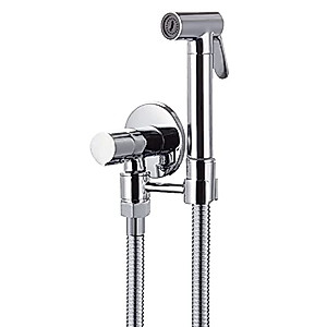 ZLOCYIVHE Hand Shower for Toilet Use Handheld Bidet Sprayer Set Bidet Shower Attachment with Hose Cold Water Brass Cloth Diaper Sprayer Kit