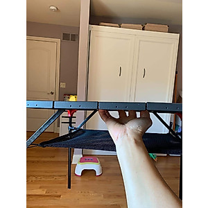 iClimb 2 Extendable Folding Table and 1 Pack Connecting Plates and 2 Lantern Hanger Bundle, Ultralight Compact for Many People Camping Backpacking Beach Concert BBQ Party