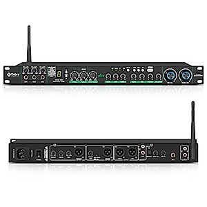 D Debra Audio E270 Professional Digital Pre-stage Effect Anti-howling Audio Processor with 48 bit DSP Effect Echo USB MP3 Bluetooth Optical For House Karaoke, Stage, Performance (E270)
