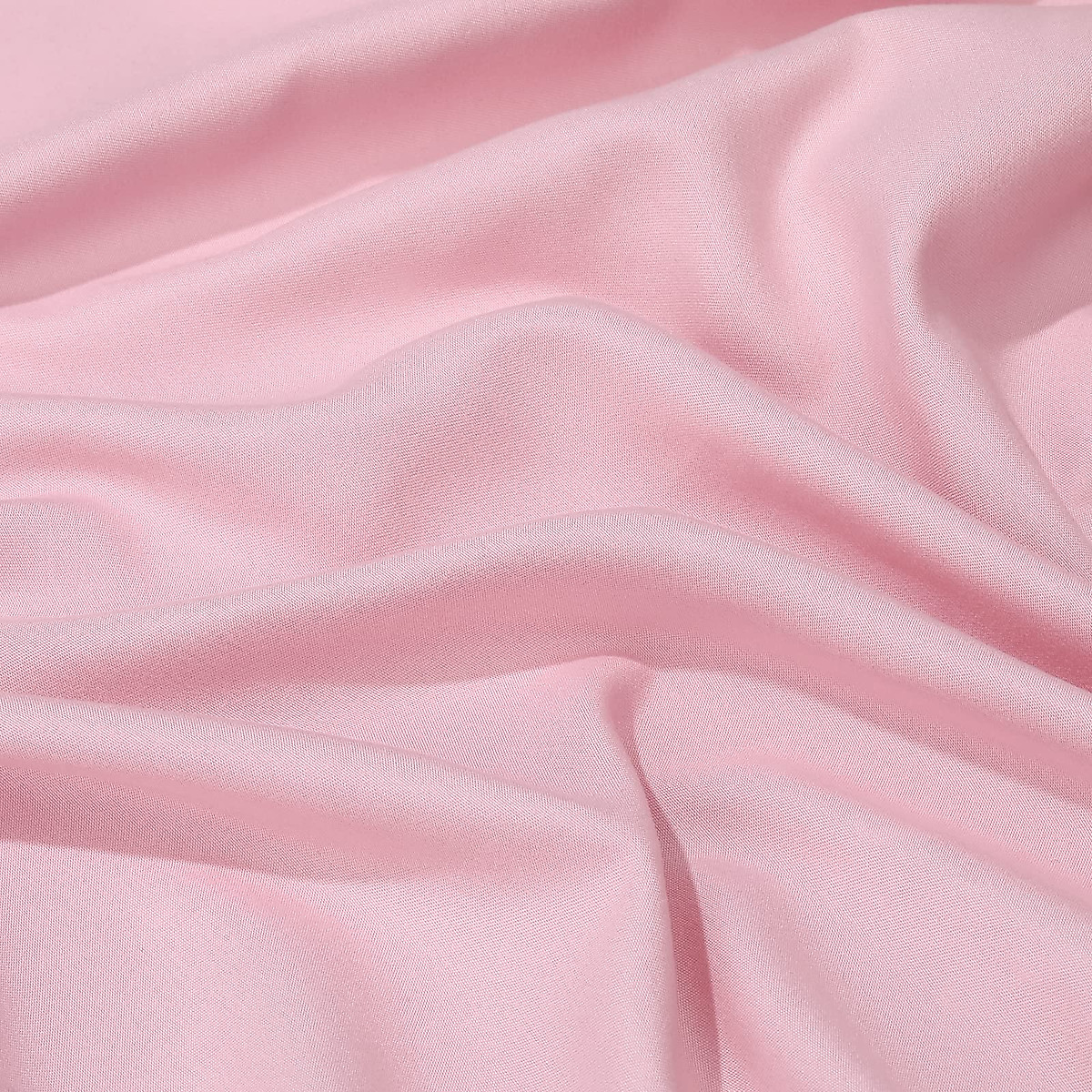 Pink Round Backdrop Cover 7.2x7.2ft Pink Circle Birthday Photo Photography Background for Party Baby Shower Wedding Decorations (Frame Not Included)