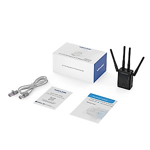 AC1200 WiFi Extender, WAVLINK WiFi Range Extender Signal Booster for Home, Internet Booster Covers up to 10000sq. ft and 45 Devices,Dual Band, WiFi Repeater/Access Point/Router Mode, WPS