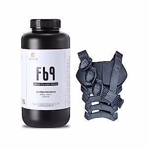 RESIONE F69 Flexible 3D Printer Resin, 405nm UV-Curing DLP LCD MSLA Resin Rubber Like TPU Like Photopolymer Resin for LCD Printing (F69-1kg)