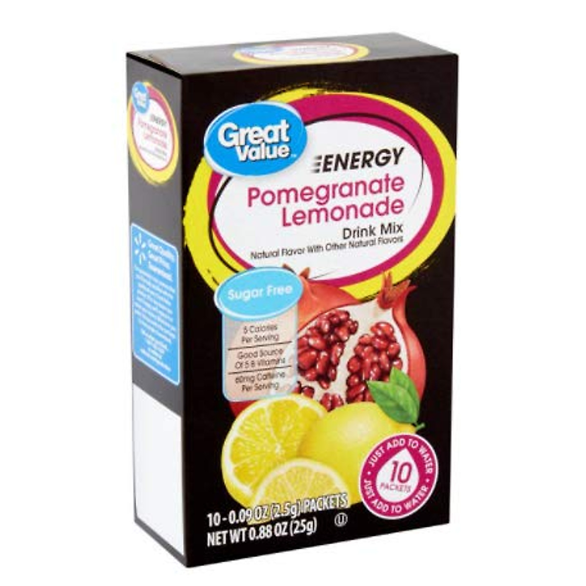 Great Value Energy Drink Mix bundle: 2x Dragon Fruit, 2x Grape; 2x Pomegranate Lemonade