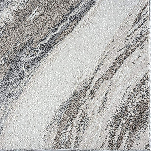 LUXE WEAVERS Lagos Collection 7983 Grey 8x10 Art Deco Area Rug