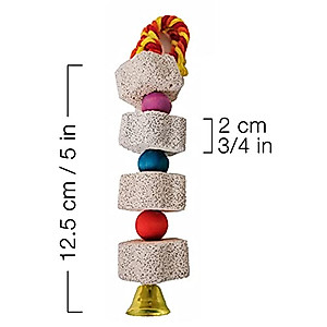 POPETPOP Teething Toys 2Pcs Bunny Chew Toys Chinchilla Toys Rabbit Hay Sticks Hanging Fruit Tree Molar Sticks for Teeth Treat Hamster Chinchilla Gerbil Guinea Pig Rat Birds Toys